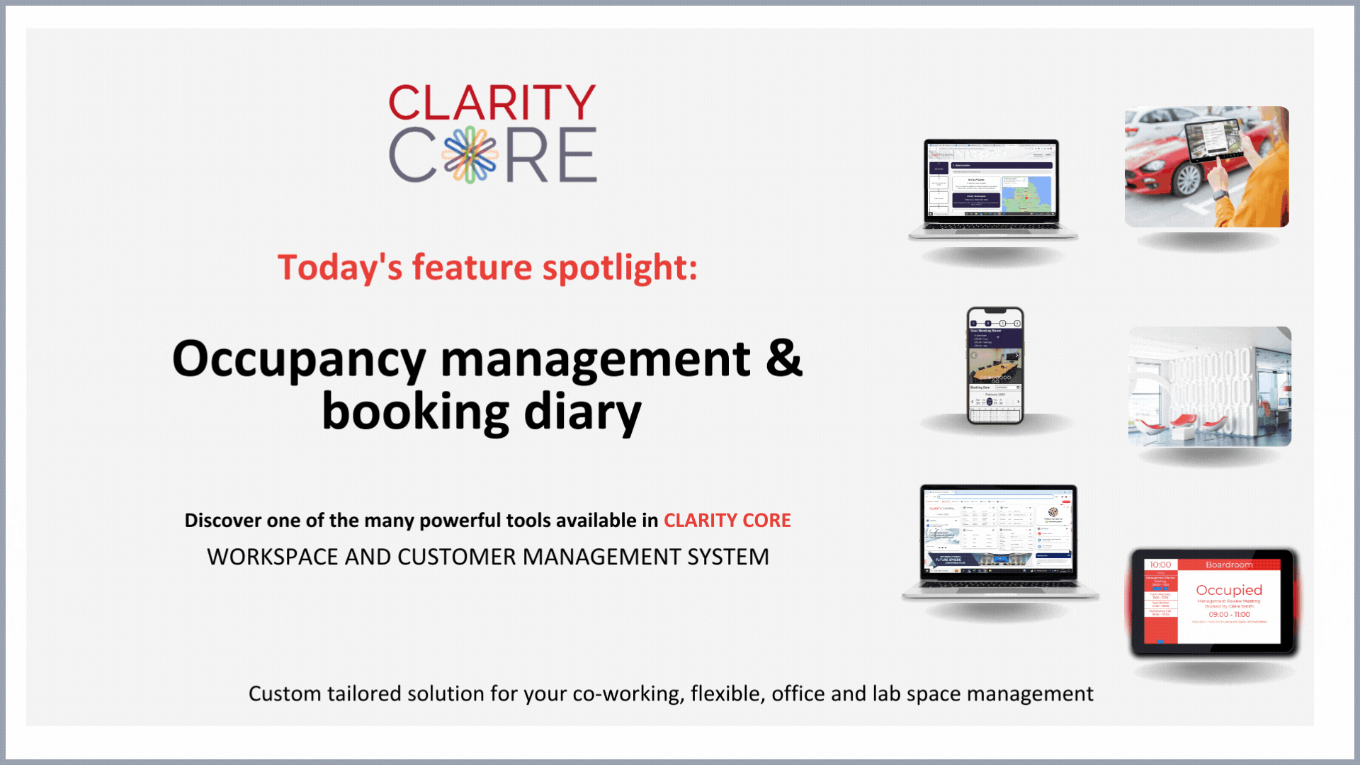 CLARITY CORE feature spotlight: Occupancy management
