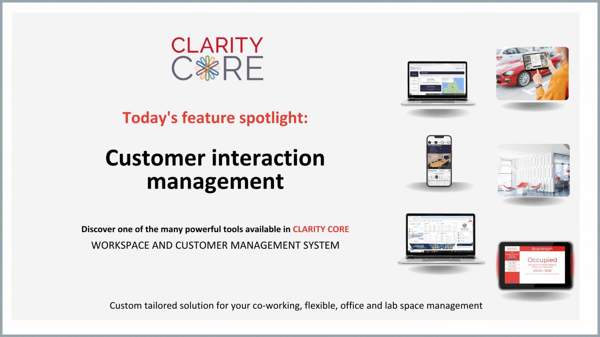 CLARITY CORE feature spotlight: Customer interaction management